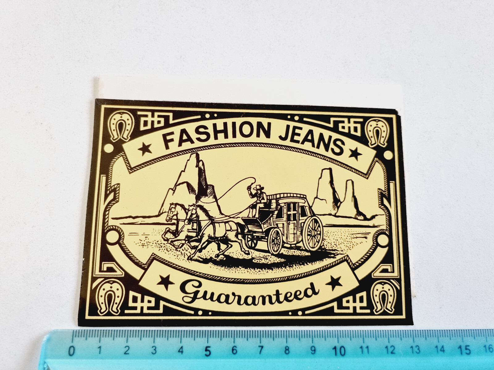 Adhesive Fashion Jeans Sticker Autocollant Adhesive Vintage 80s ...