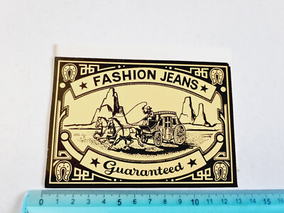 Adhesive Fashion Jeans Sticker Autocollant Adhesive Vintage 80s ...
