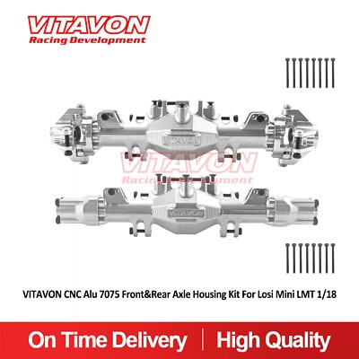 Vitavon CNC Alu 7075 Front&Rear Axle Housing Kit For Losi Mini LMT 1/18 ...