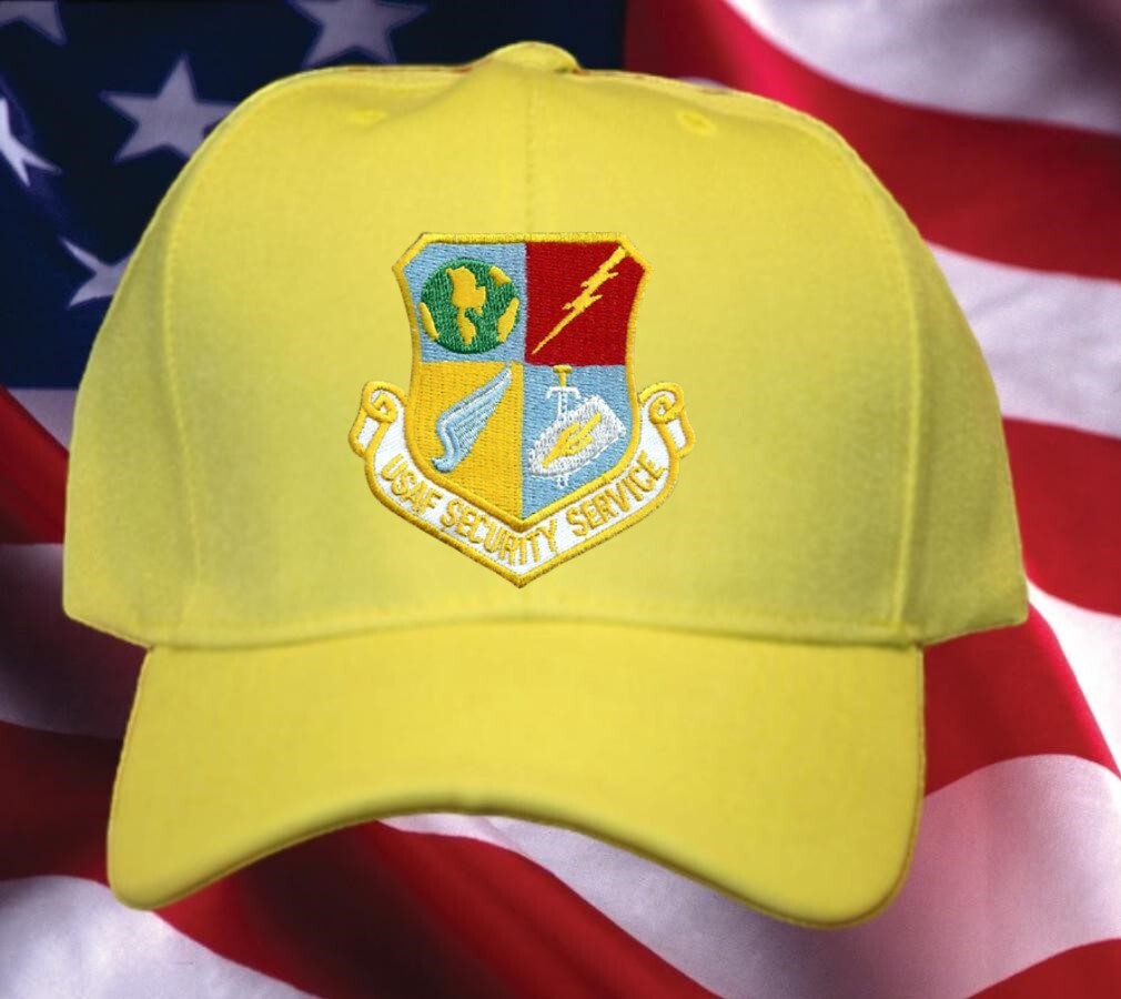 USAF SECURITY SERVICE HAT PATCH CAP US AIR FORCE VETERAN GIFT PIN UP ...