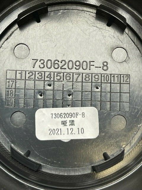 DX4 Matte Black Wheel Center Cap 73062090F-8 | eBay