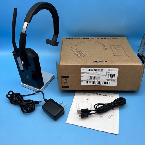 Logitech - H820e Wireless Headset Single Ear Mono - Black 97855093455 ...