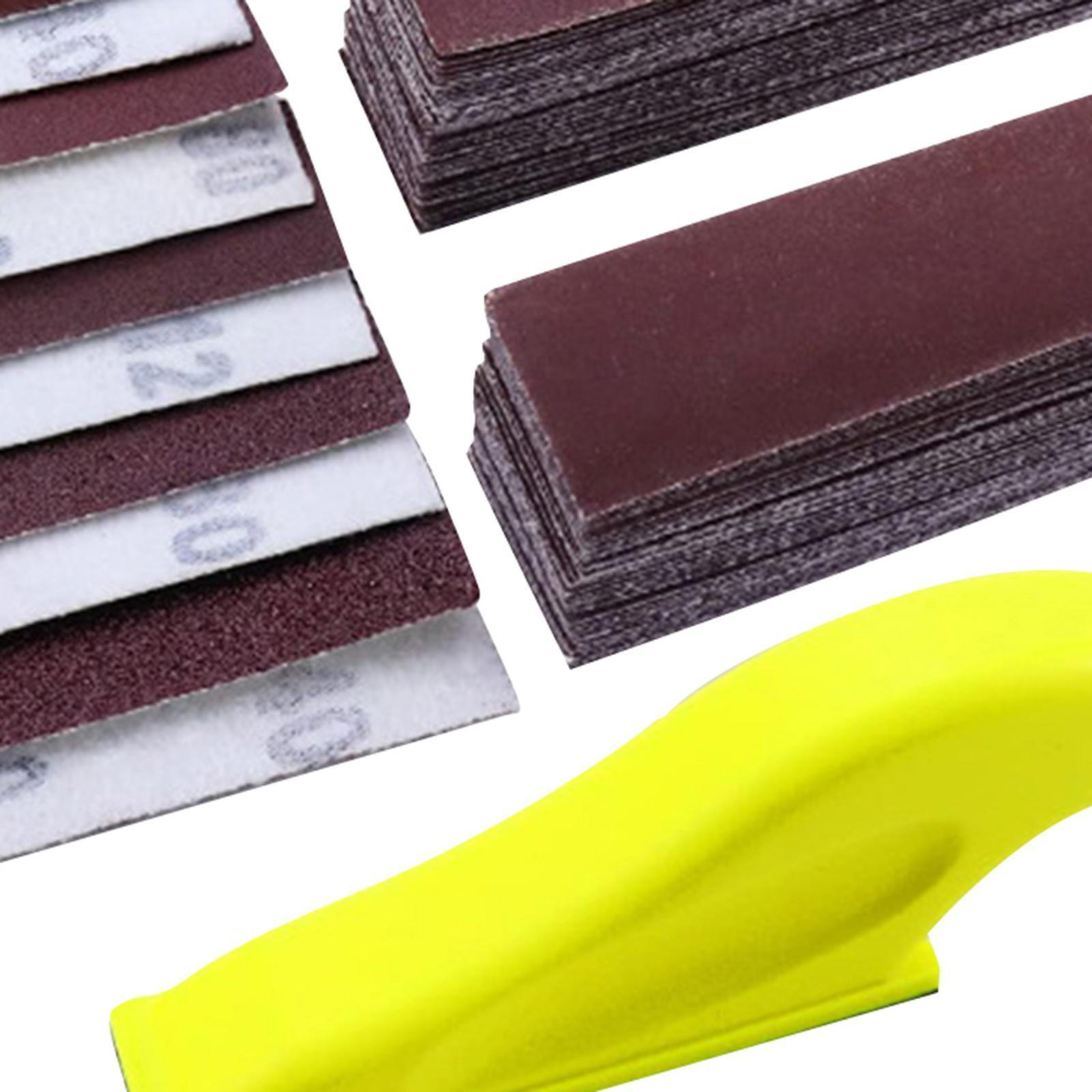 121 Pieces Hand Sander Kit Micro Sander Block Mini Detail Finger for ...