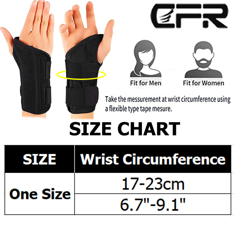 Right Left Wrist Support Hand Splint Brace Arthritis Carpal Tunnel ...