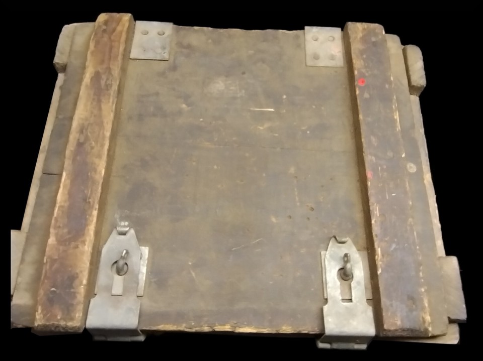 Vintage Military Wooden Ammo Crate for 37mm Auto Gun H.F. M54::EMPTY | eBay