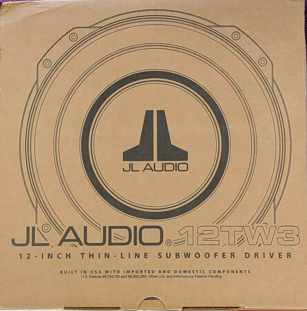 JL Audio 12TW3-D4 1-Way 12in. Car Subwoofer for sale online | eBay