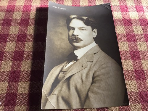 c. 1910's Edward MacDowell AMERICAN COMPOSER Real Photo Postcard (RPPC ...