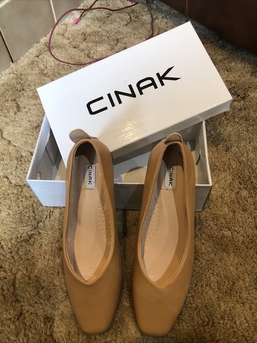 NIB CINAK Light Carmel Dress Shoes-9M | eBay