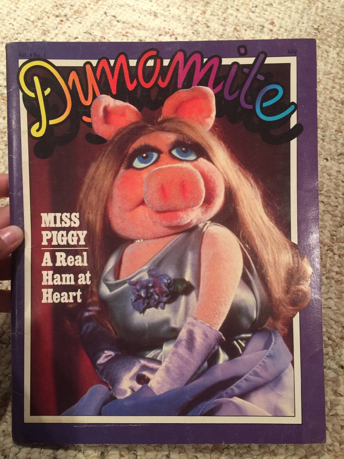 DYNAMITE magazine 1980 Vol 4 No.1 Miss Piggy Muppets Promo “A Ham At ...