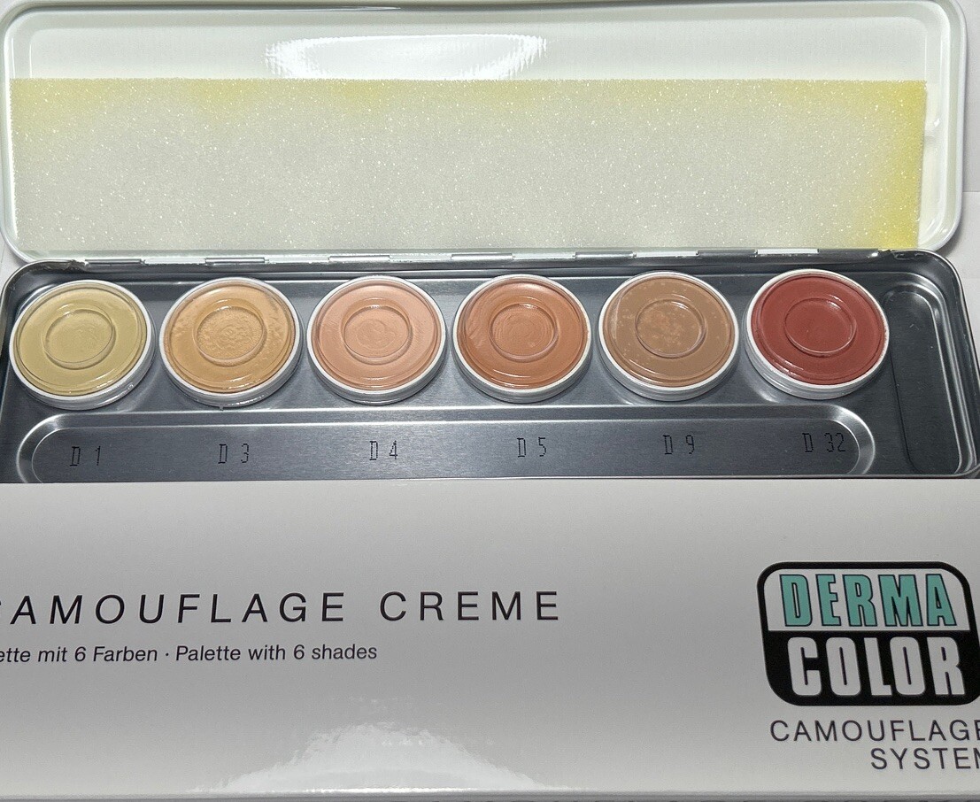 Kryolan Color Chart Supracolor Palette 6 Colors Delhi 3