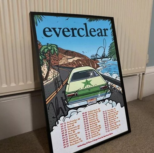 Everclear Full Band Signed Tour Poster!! 2024 Tour | eBay