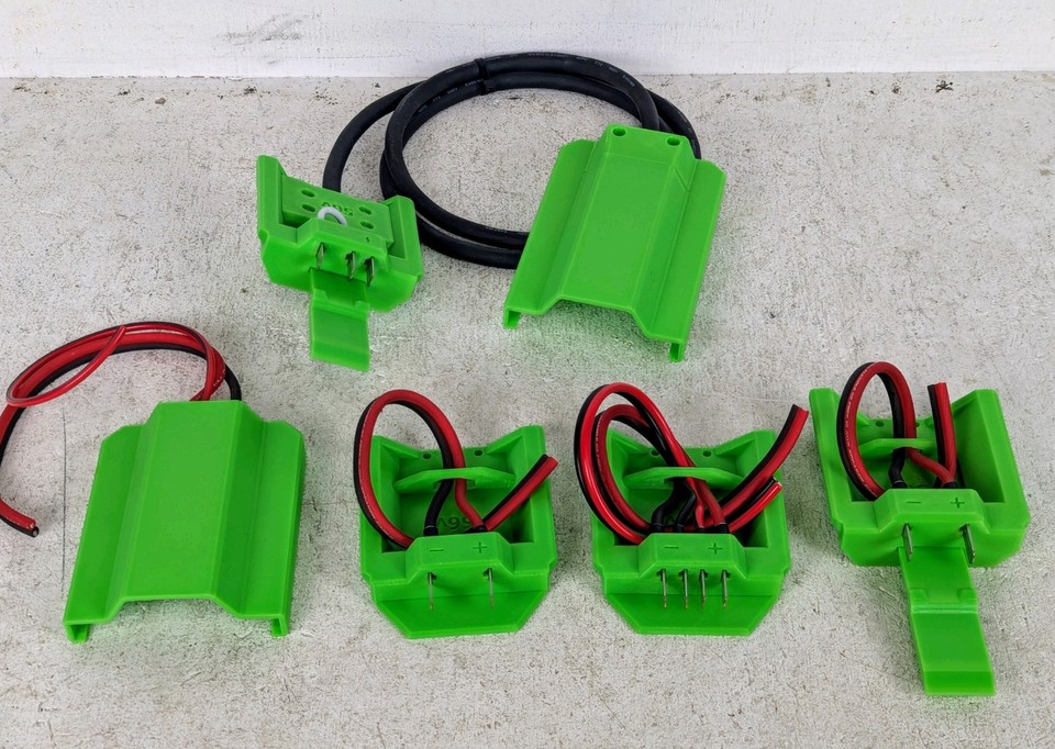 56v EGO Battery Adapter Custom Connector, 12 AWG Wire, Lithium Power ...