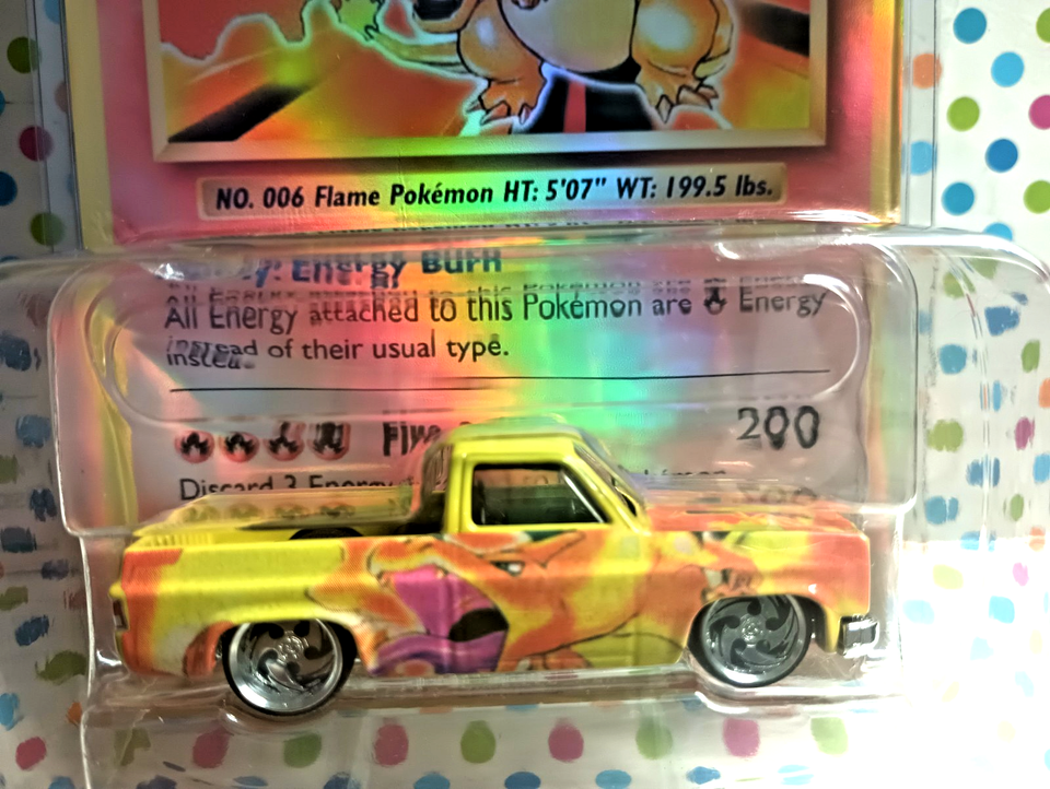 HOT WHEELS CUSTOM 2025 83 CHEVY SILVERADO POKEMON CHARIZARD NEW | eBay