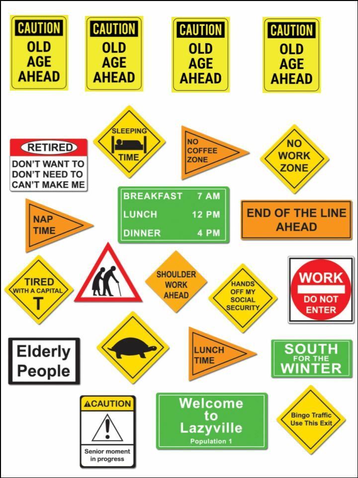 Retirement Old Age OAP Retired Edible Printed Cake Topper Kit Wafer or ...