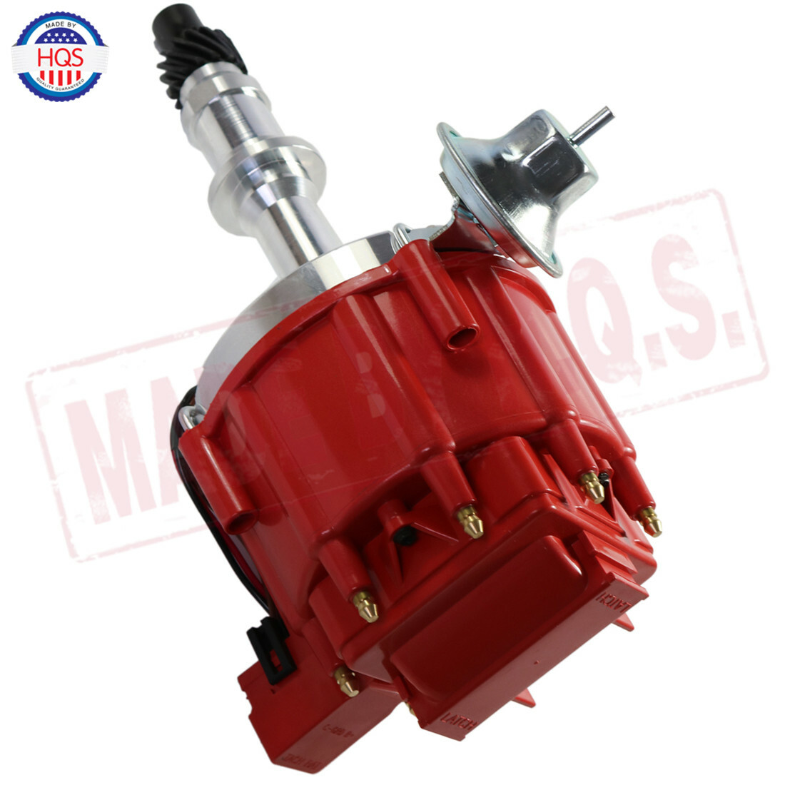 Red Cap HEI Distributor Fit For Pontiac 301 326 389 400 421 428 455 V8 ...