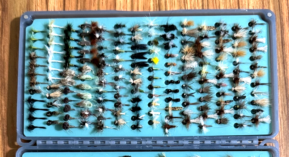 336 New Trout Flies & Tacky Fly Box, Fly Fishing NR | eBay