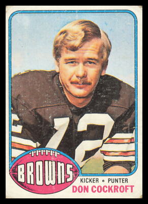 1976 Topps Football #23 Don Cockroft Cleveland Browns | eBay