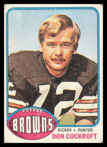1976 Topps Football #23 Don Cockroft Cleveland Browns | eBay