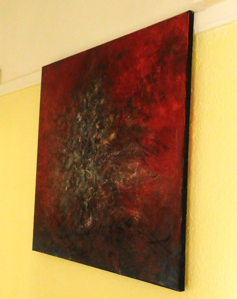 Original abstract oil painting by Nalan Laluk: "The Fall" | eBay UK