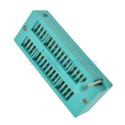 2PCS 32P 32Pin 2.54MM Universal ZIF DIP Tester IC Test Socket Narrow ...