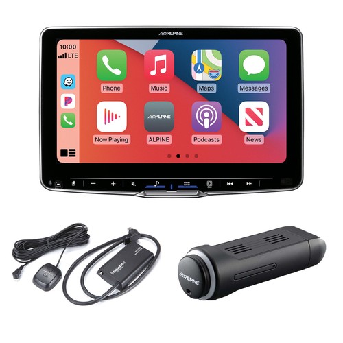 Alpine ILX-F509 9" Multimedia Receiver w/ KTX-NS01 Navigation ...