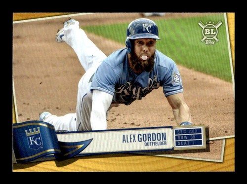 2019 Topps Big League Alex Gordon Gold #58 | eBay