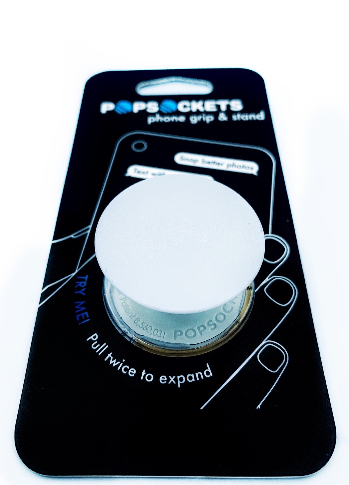 Popsockets Trend White Phone Grip Swap Top PopGrip Popsocket Pop Socket ...