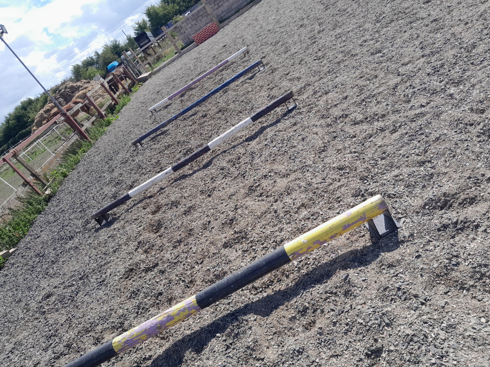 Cavaletti plastic raisers equestrian training aid. One pair | eBay UK