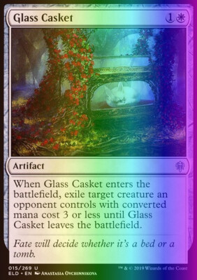 MTG Magic the Gathering Glass Casket (15/533) Throne of Eldraine LP ...