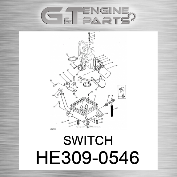 HE309-0546 SWITCH fits JOHN DEERE (New OEM) | eBay