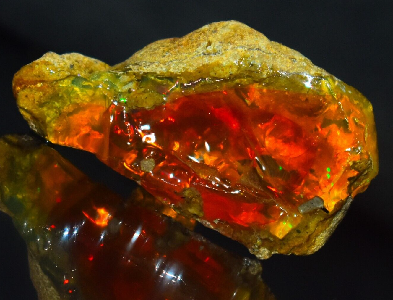 Red Opal Rough 89.40 Carat Natural Ethiopian Opal Raw Welo Opal ...