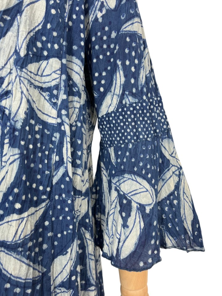 Nila Rubia Pure Light Cotton Swing Smock Blouse | eBay UK
