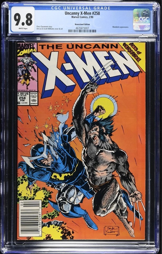 UNCANNY X-MEN # JIM LEE COVER NEWSSTAND CGC 9.8 SET - 14 BOOK LOT | eBay