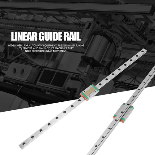 Mini Linear Rail Guide 450mm Length 12mm Width MGN12H Slide Block | eBay