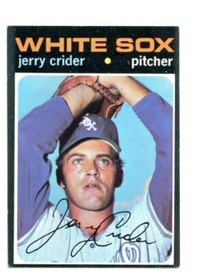 1971 TOPPS CHICAGO WHITE SOX JERRY CRIDER #113 EXMT | eBay