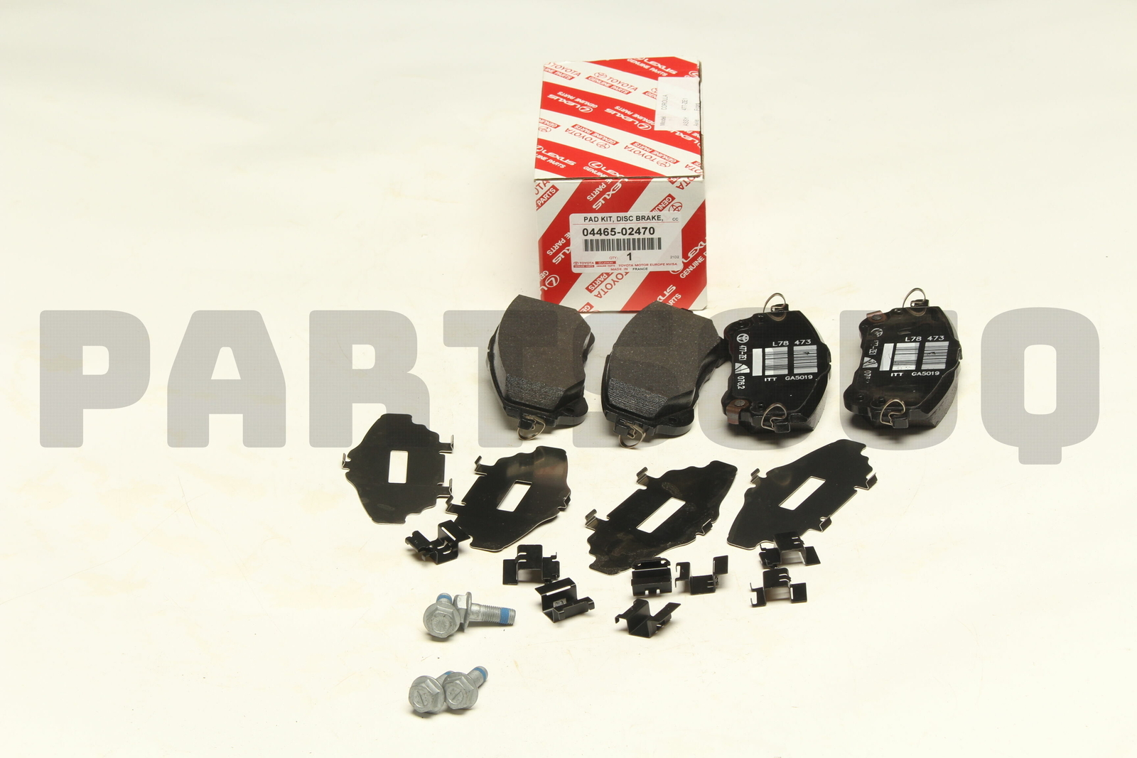 0446502470 Genuine Toyota PAD KIT DISC BRAKE 04465-02470 | eBay