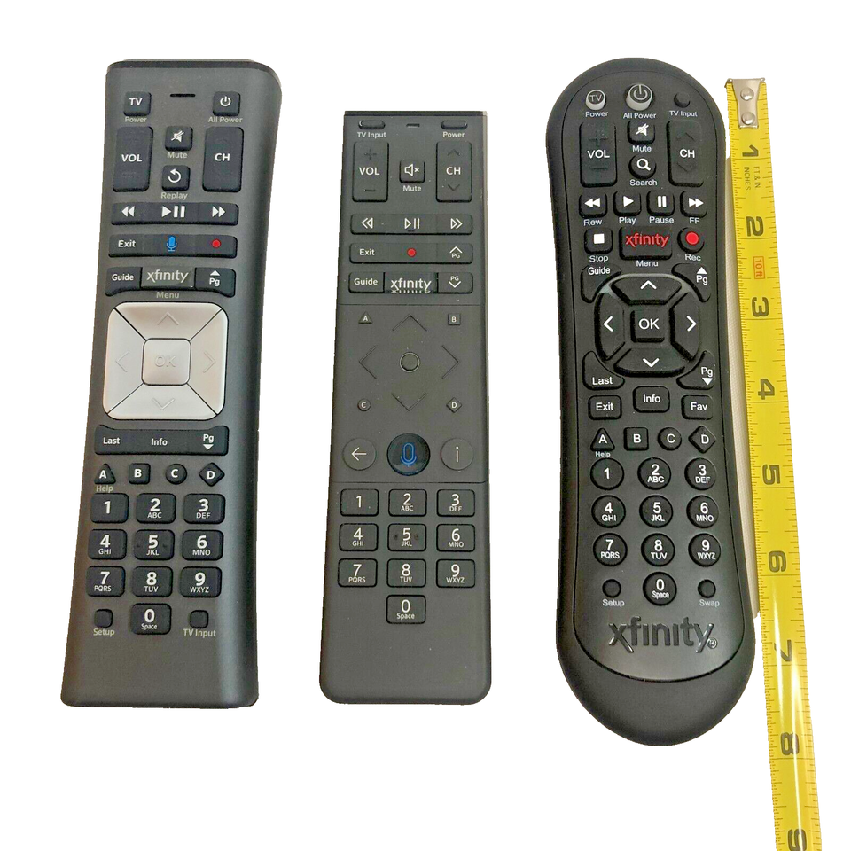 3 Comcast Xfinity Cable Box Receiver Universal Remote Model TV Remotes ...