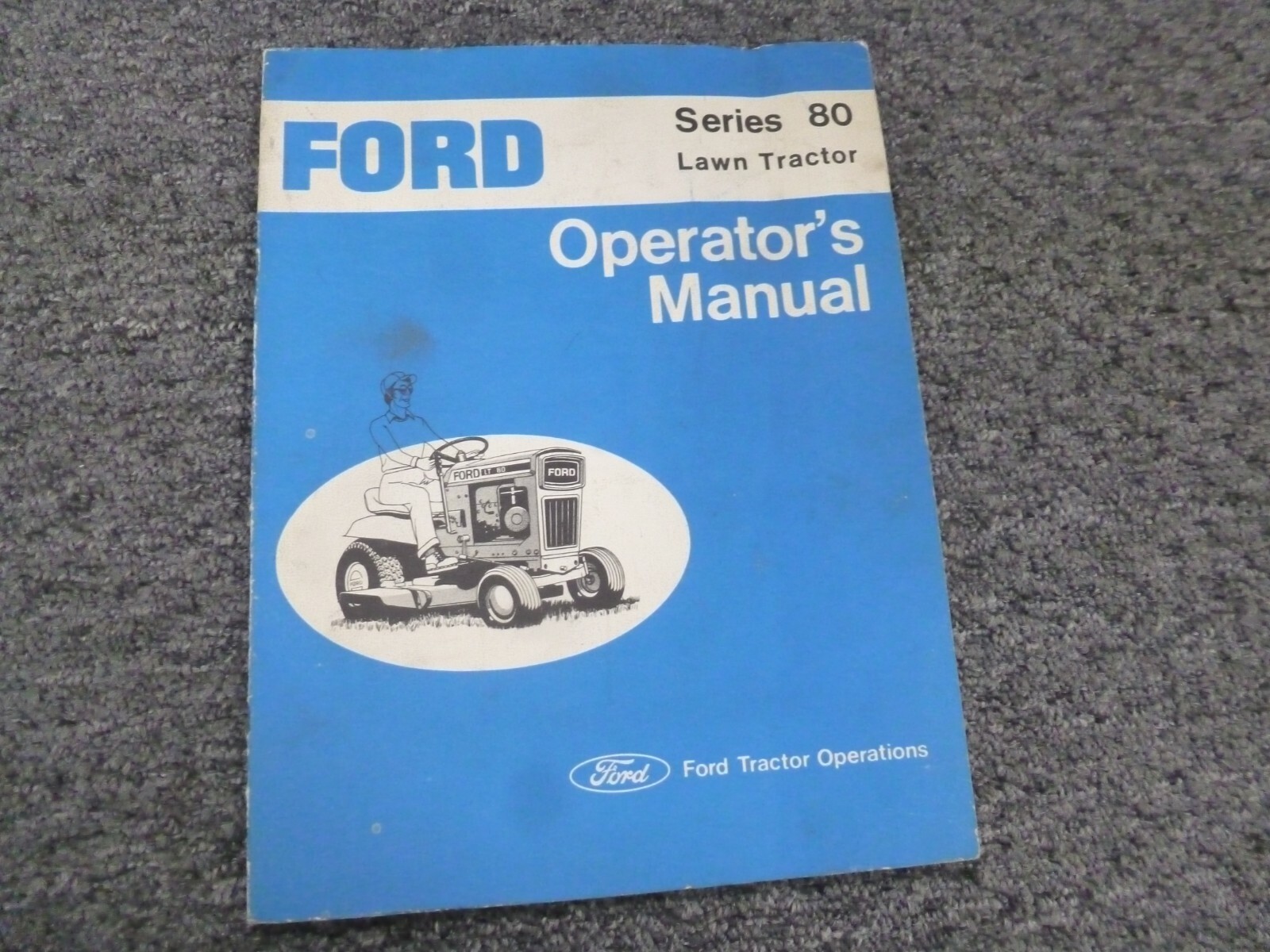 Ford Series 80 LT80 Lawn Tractor Owner Operator Manual xz | eBay