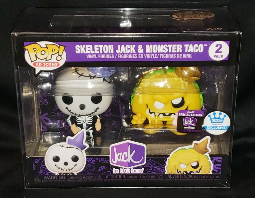 Funko Pop! Jack In The Box Skeleton Jack Monster Taco 2Pack FunkoShop ...
