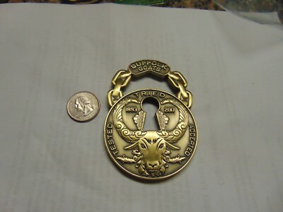 CHALLENGE COIN SUFFOLK GOATS TRIED TESTED ACCEPTED NAVIGATION UNITY ...