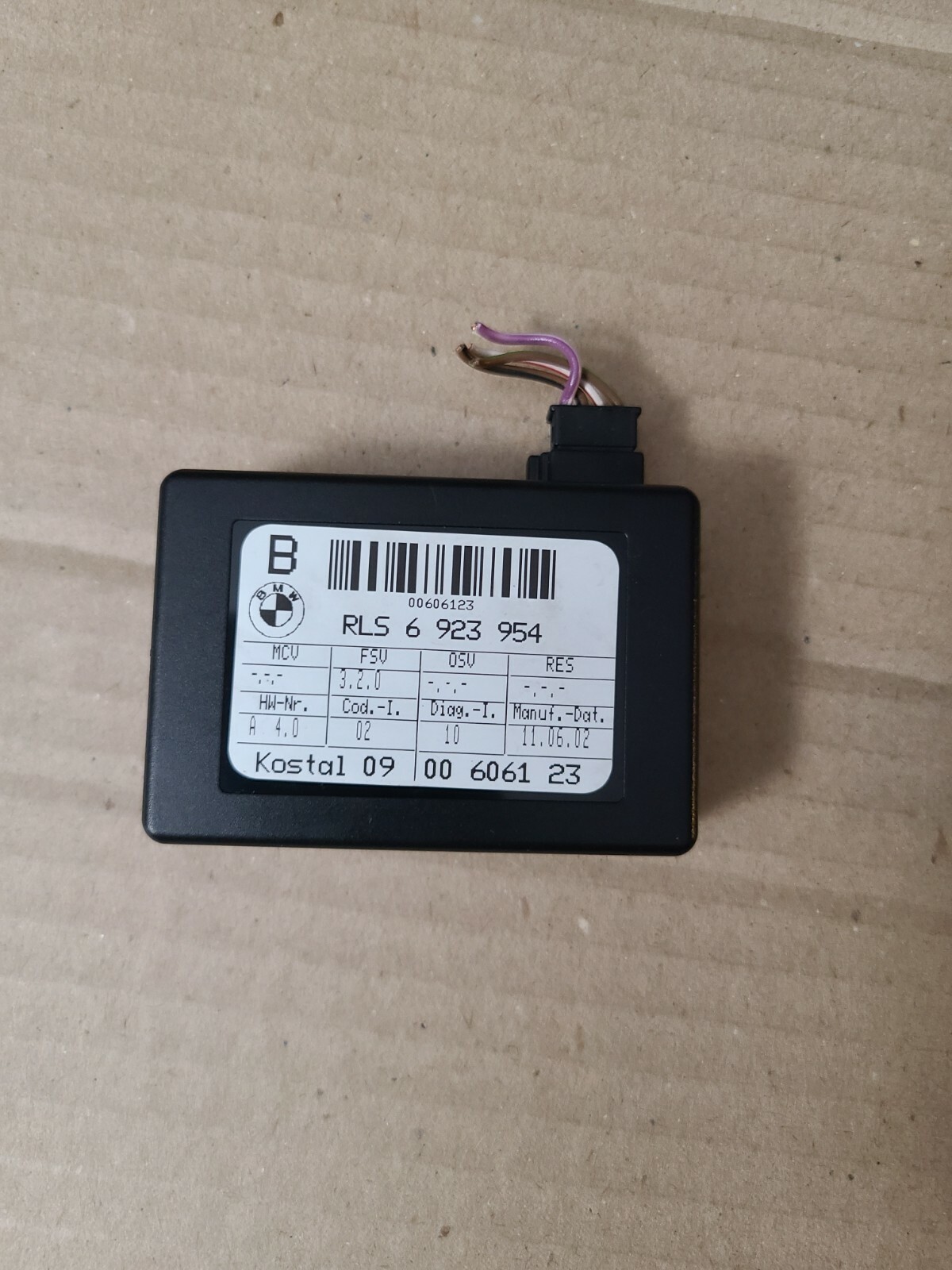 OEM 2001 - 2006 BMW E46 330i 325i Windshield Wiper RLS Rain Light ...