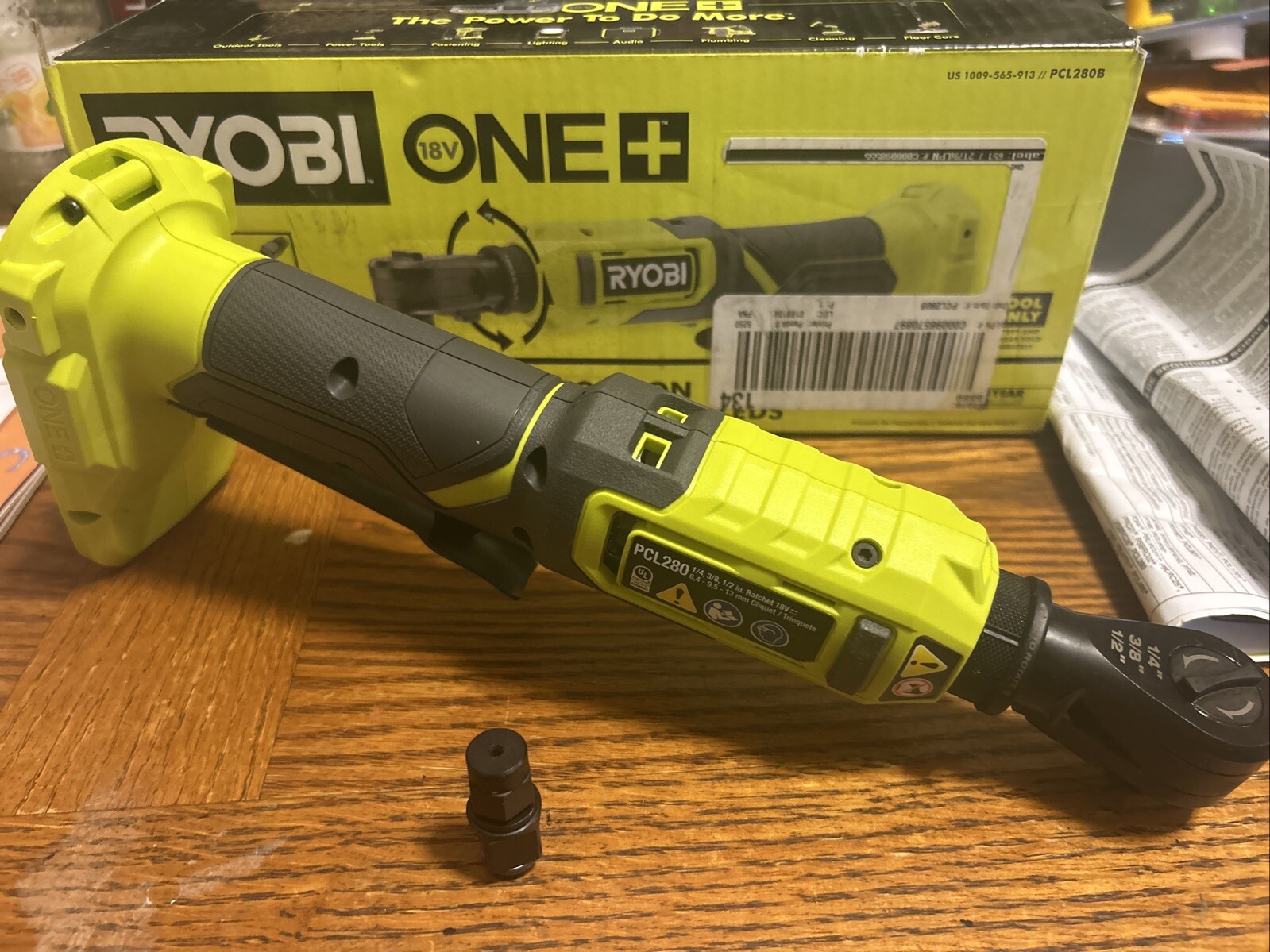 RYOBI ONE 18V Cordless Multi-Size Ratchet PCL280B (Tool Only) - for sale online | eBay