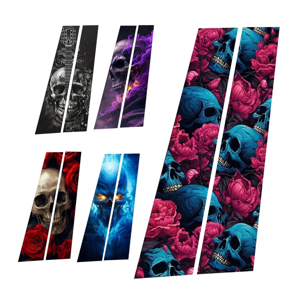 B-Pillar Decals For Cars Halloween Waterproof Self-Adhesive Door Pillar ...