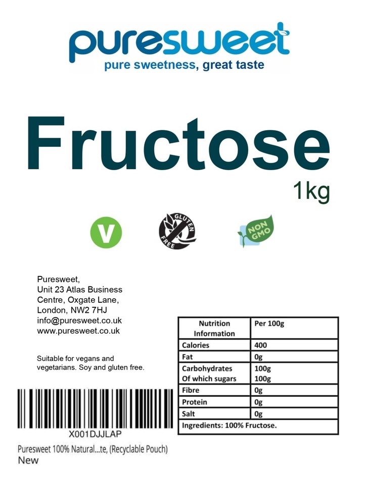 Puresweet 100% Natural Fructose 1kg, Low Glycemic Index, Great Taste | eBay