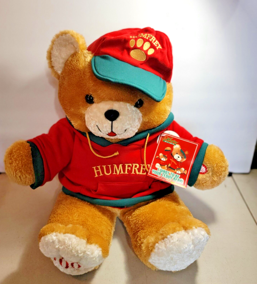 ONE BIG Humfrey Plush Sings (Let Me Be Your) Teddy Bear Light up Cheeks ...