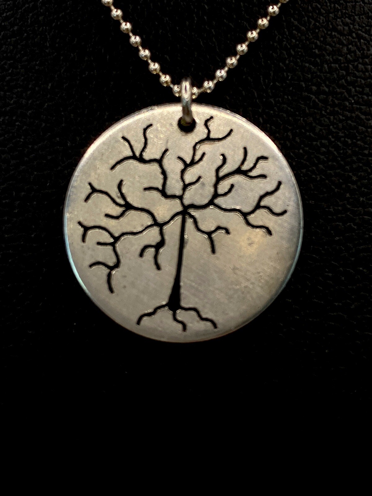 Vintage Italy Sterling Silver Tree Of Life Medalion &… - Gem