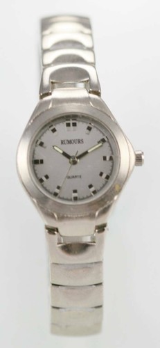 Rumours Watch Womens Stainless Steel Silver Water Resist Easy Read ...