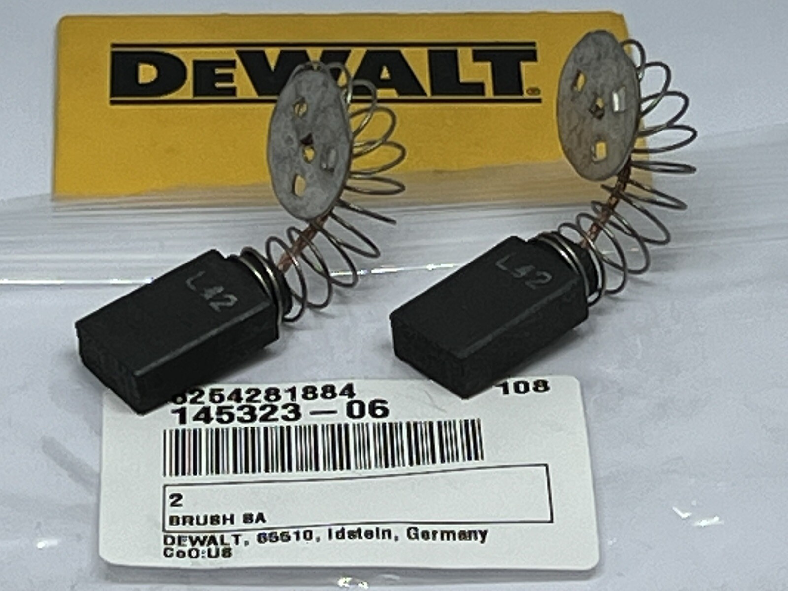 Genuine DeWalt Carbon Brushes for DW704 DW705 DW708 DW715 DW744 DW65 ...