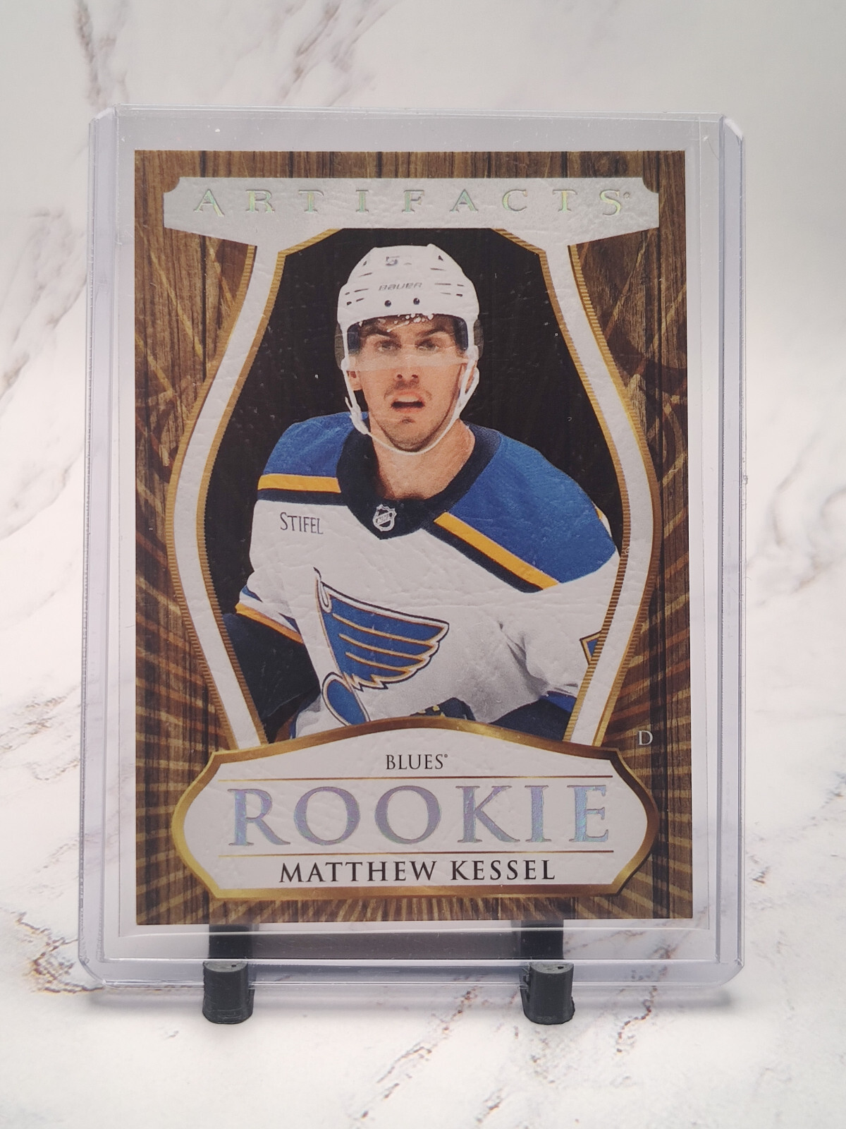 2023-24 UD ARTIFACTS ROOKIE MATTHEW KESSEL #184 LEATHER ST.LOUIS BLUES ...
