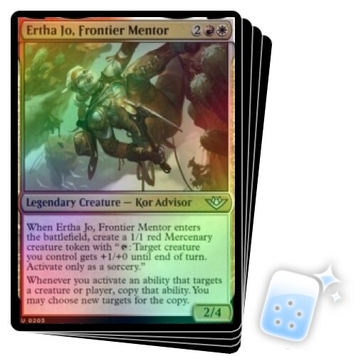 FOIL ERTHA JO, FRONTIER MENTOR X4 Outlaws Of Thunder Junction OTJ Magic ...